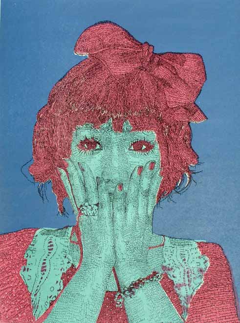 停止思考—惊喜-蓝色 « WeiPing Art